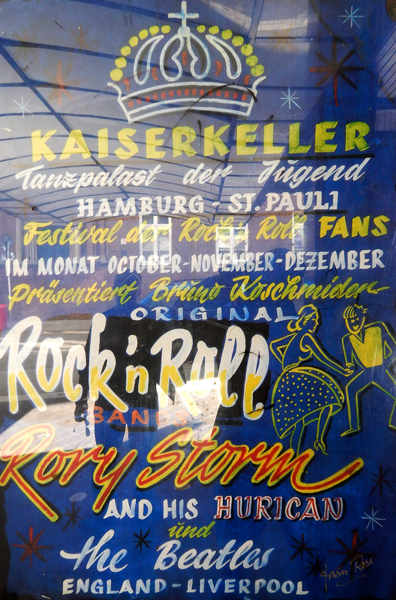 Hamburgo-Beatles-Cartaz-original-no-Kaiserkeller-1X-web | Cidade e Cultura